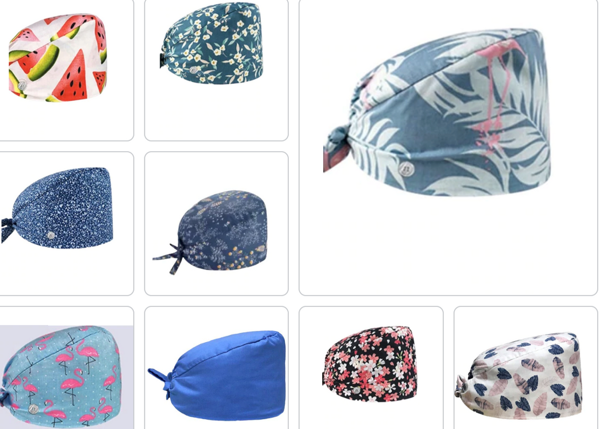 Surgical Scrub Caps with Buttons – Resilience Medical